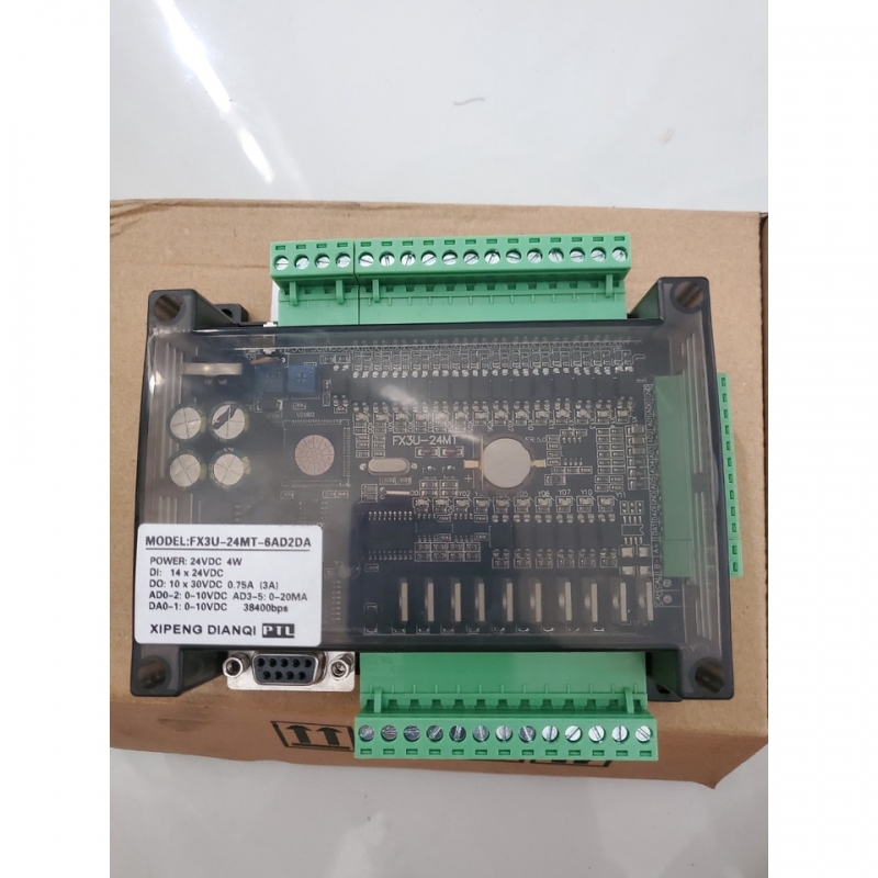 Board Mạch PLC Mitsubishi FX3U-24MT-6AD-2DA và FX3U-24MR-6AD-2DA